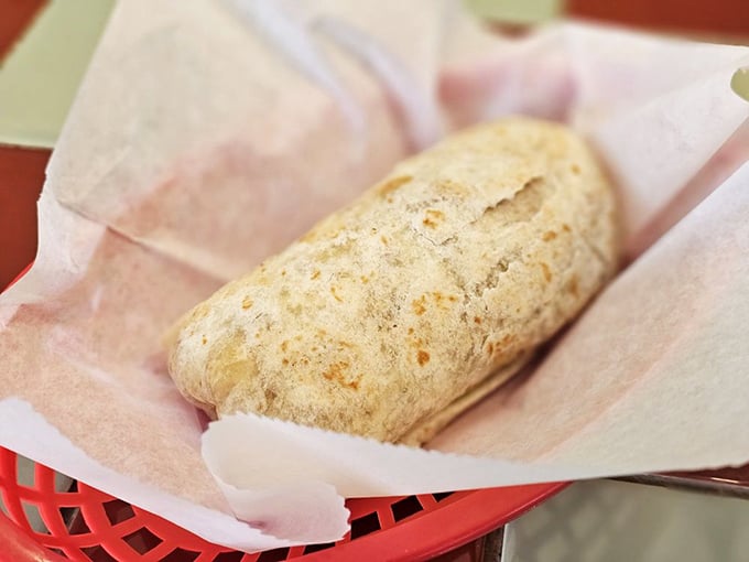 This burrito isn't messing around. Wrapped with care and precision, it's the culinary equivalent of a warm hug from your favorite aunt.