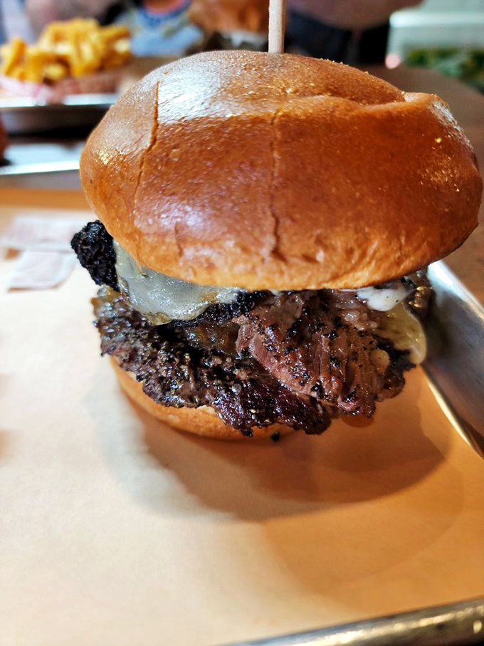 The Texas Burger doesn't just tip its hat to the Lone Star State&mdash;it delivers a full-on barbecue rodeo between two perfectly toasted buns. 