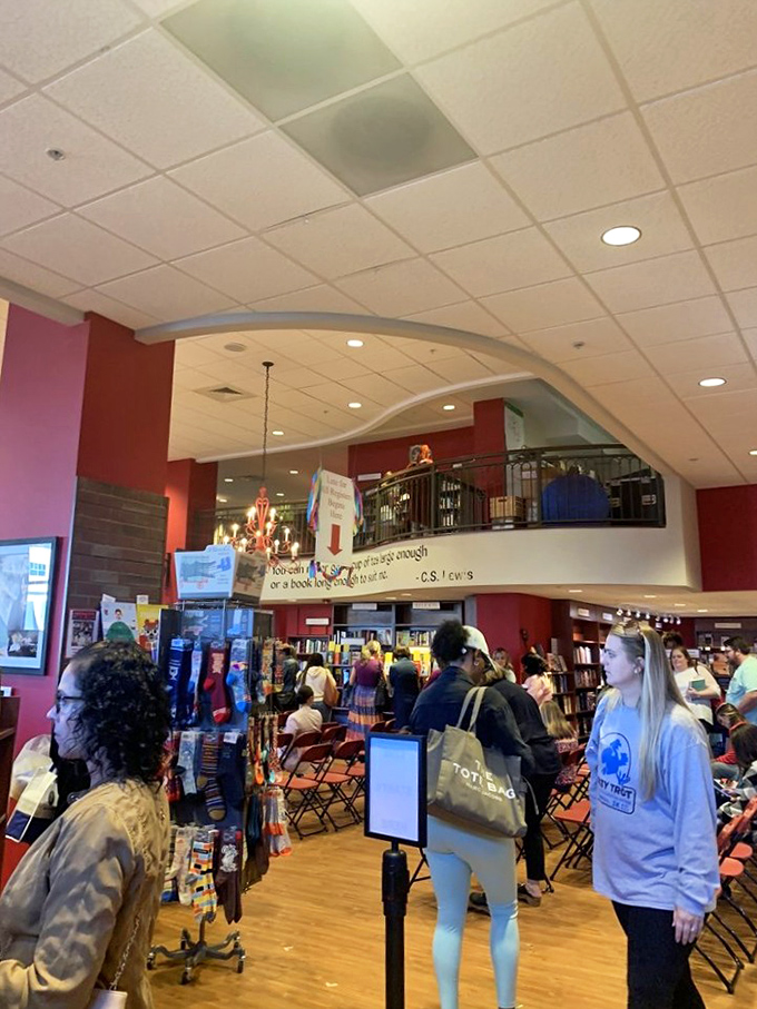 Find your next favorite read while exploring the vibrant shelves and cozy corners of this beloved independent bookstore in Raleigh.