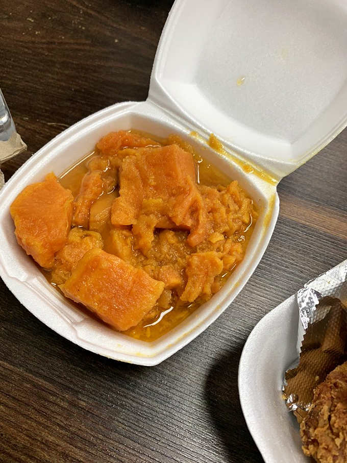 These candied yams blur the line between side dish and dessert&mdash;sweet, tender chunks bathing in a syrup that's pure Southern comfort.