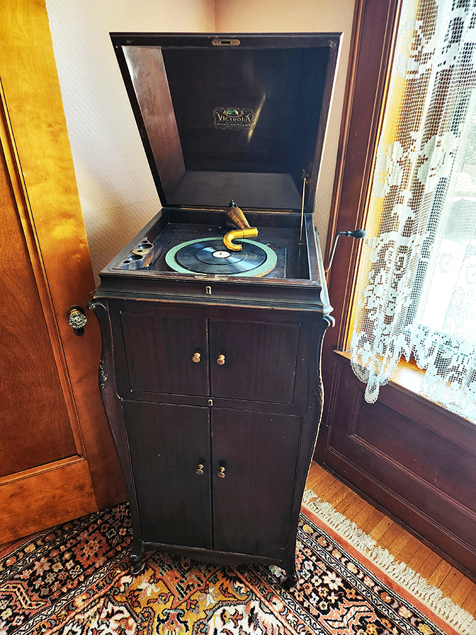 Before Spotify, there was the Victrola&mdash;the original home entertainment system. This vintage record player reminds us that good music never needed batteries or Wi-Fi.