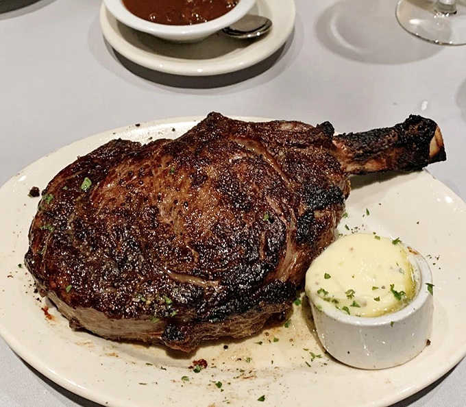This bone-in ribeye isn't just dinner&mdash;it's a primal experience with a side of butter that's having its own moment.