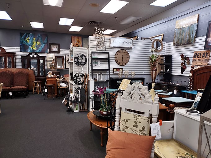 Home d&eacute;cor items that span decades and design movements coexist peacefully. That clock doesn't just tell time&mdash;it tells stories of the homes it's adorned.