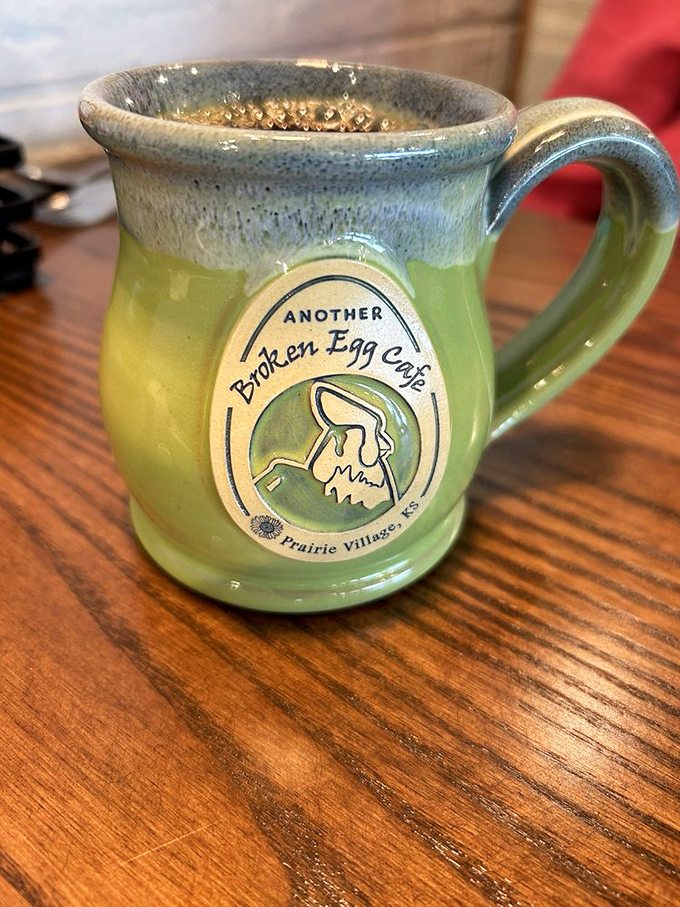 That signature mug isn't just holding coffee; it's cradling liquid motivation in a vessel that says "yes, you deserve this moment of ceramic artistry."