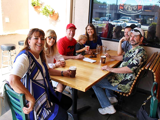 Happy faces gathered around good food&mdash;the universal language of diners. Some things never change, and thank goodness for that.