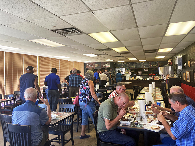 The line forms to the right, the conversations flow freely, and nobody's checking their watch. When barbecue is this good, time becomes deliciously irrelevant.