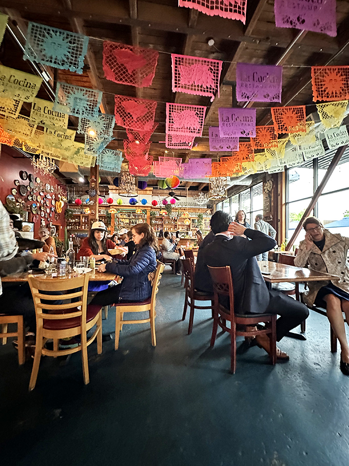 A cheesecake that's dressed better than most people at a fancy restaurant. Those chocolate drizzles aren't just garnish&mdash;they're essential plot points. 