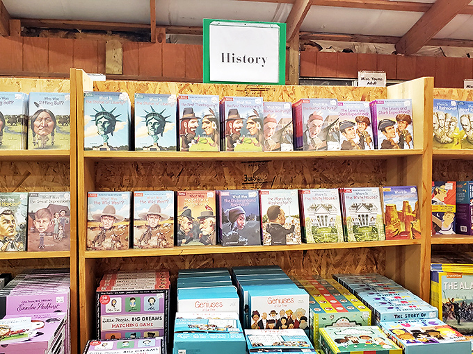 History books that bring the past roaring into the present. From founding fathers to modern heroes, these shelves are time machines disguised as bargains.