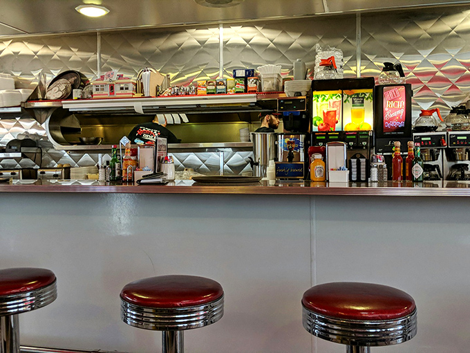 The counter stools aren't just seating&mdash;they're front-row tickets to the best show in town: breakfast made with decades of diner wisdom.
