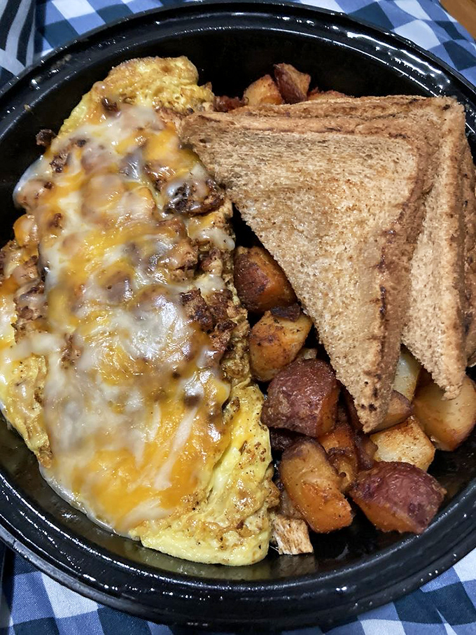 Sometimes breakfast needs a little kick. This spice-laden scramble with home fries delivers morning electricity to your taste buds.