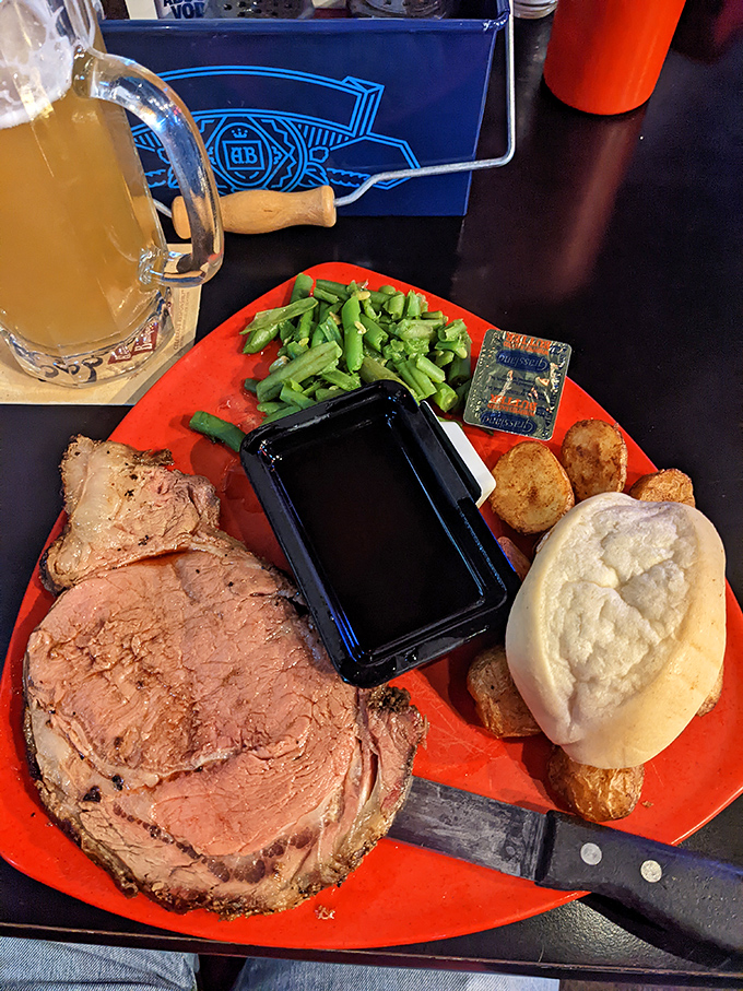 The prime rib isn't just a cut of meat&mdash;it's a celebration on a plate, complete with au jus that should be classified as a Nebraska natural resource. 