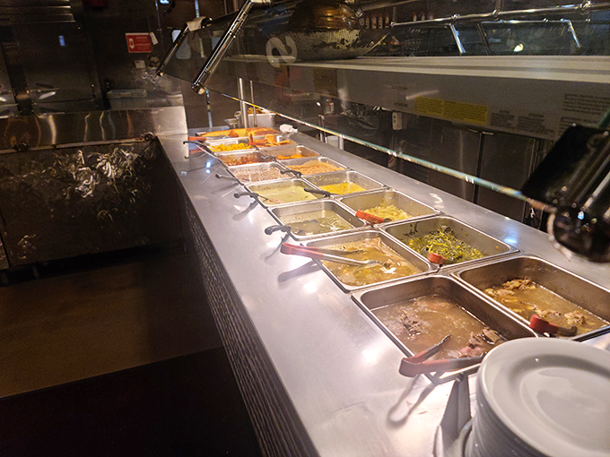 Hot soups and hearty offerings waiting patiently for your ladle. Like a warm hug in food form, ready whenever you are.