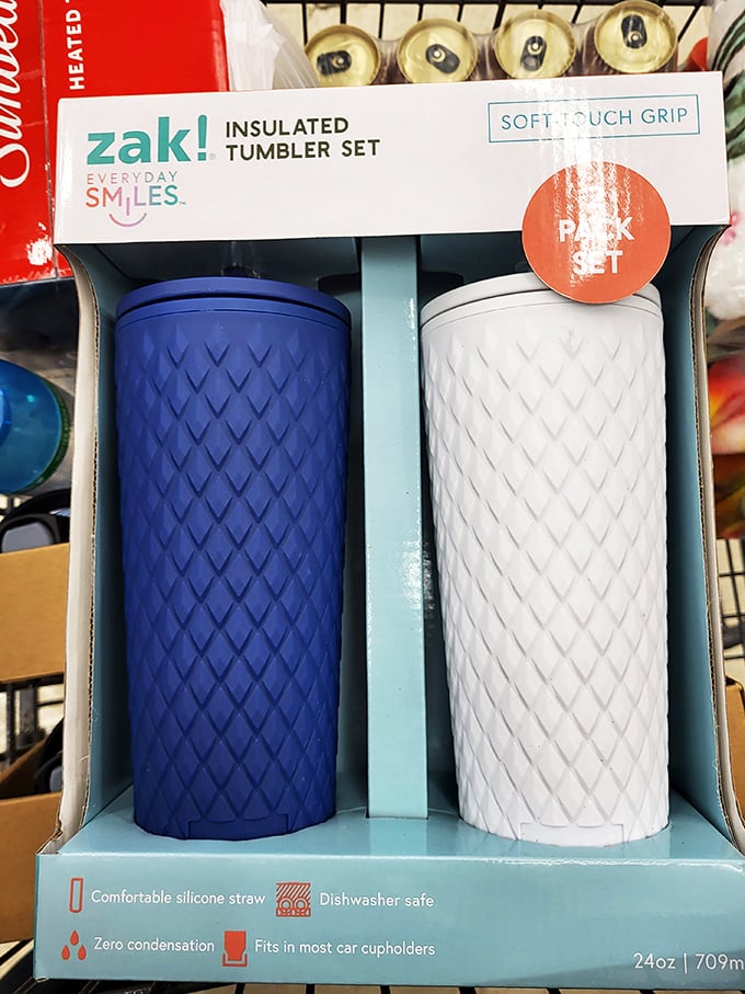 Hydration with style! These insulated tumblers promise to keep your Oklahoma iced tea cold during those scorching summer afternoons at the lake.