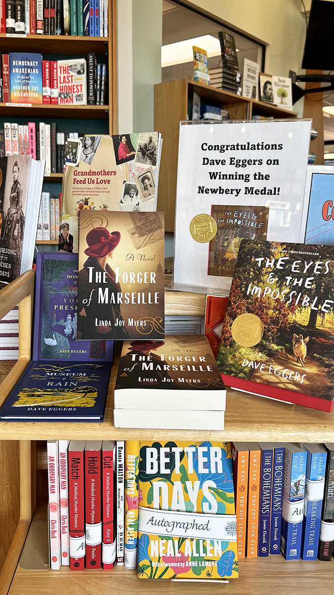 Award winners and staff favorites create an irresistible display that makes your to-read list grow faster than your retirement account shrinks.