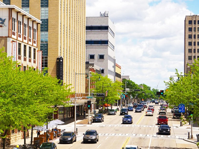 Appleton's vibrant downtown streets prove you don't need to sacrifice city conveniences to make your Social Security check meaningful.