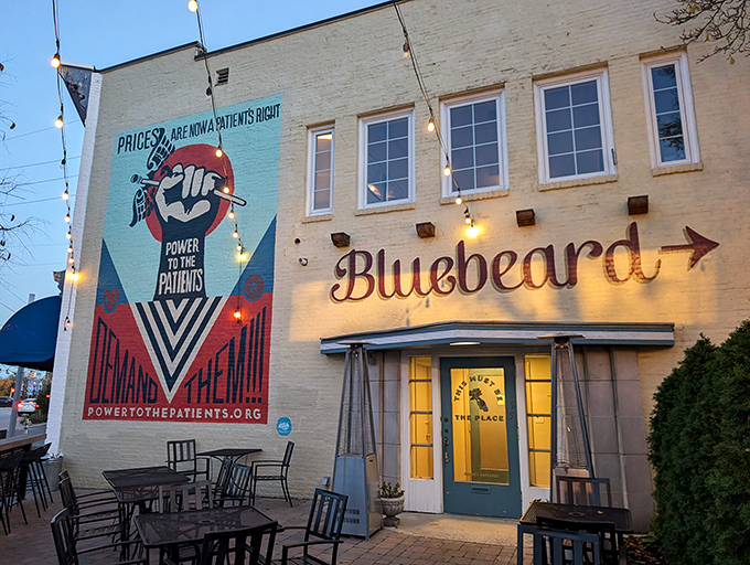 Bluebeard's literary-inspired exterior is as understated and cool as the Vonnegut novel that inspired its name.