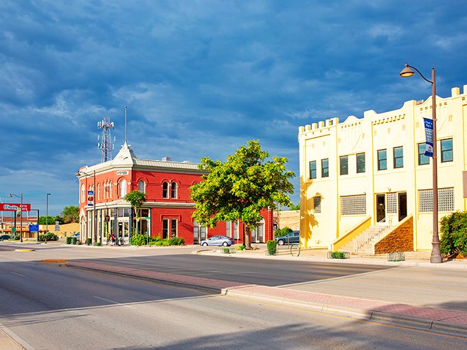 Carlsbad's historic downtown buildings stand proudly under New Mexico skies, just minutes from world-famous caverns that other towns can only dream about.