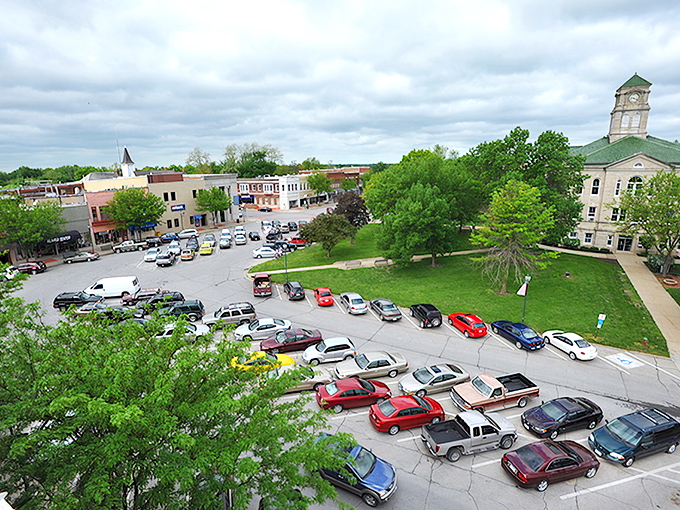 Centerville's downtown shopping district offers the practical amenities that make small-town living comfortable and convenient.