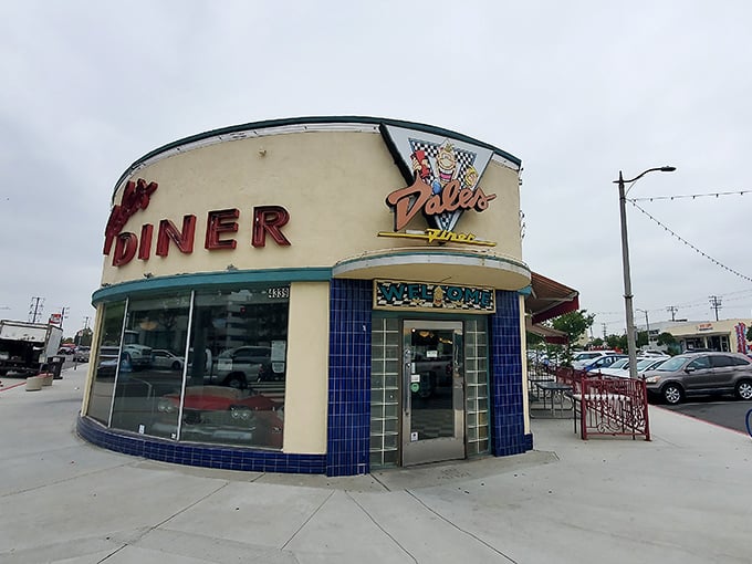 Dale's Diner: No frills, no fuss, just that red building with the blue awning serving honest food to honest people.