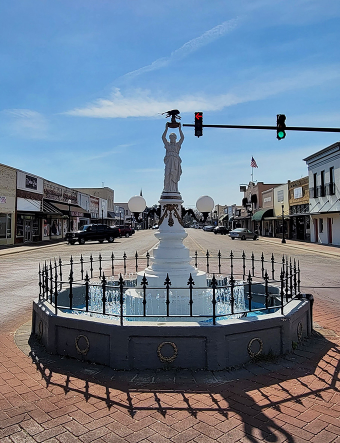 The Boll Weevil Monument&mdash;proof that even a pest can become a town's quirky hero. Only in Enterprise!