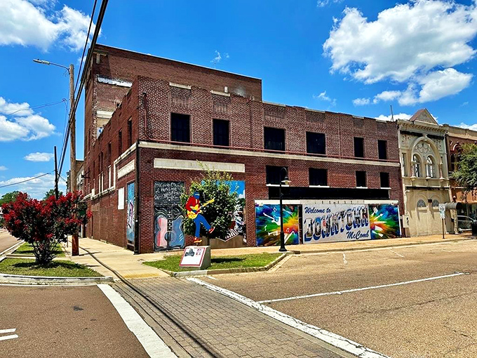 McComb's colorful murals brighten both the cityscape and your retirement outlook&mdash;artistic flourish without financial punishment.