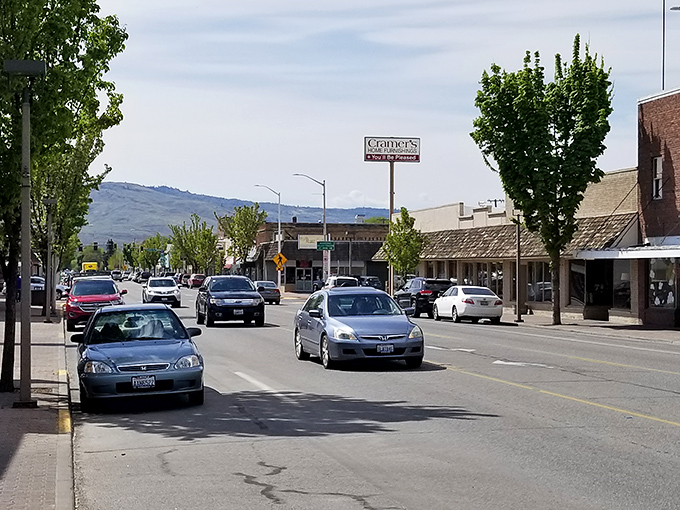 Omak's main street flows steady as the nearby river, offering hometown charm at prices that actually make sense. 