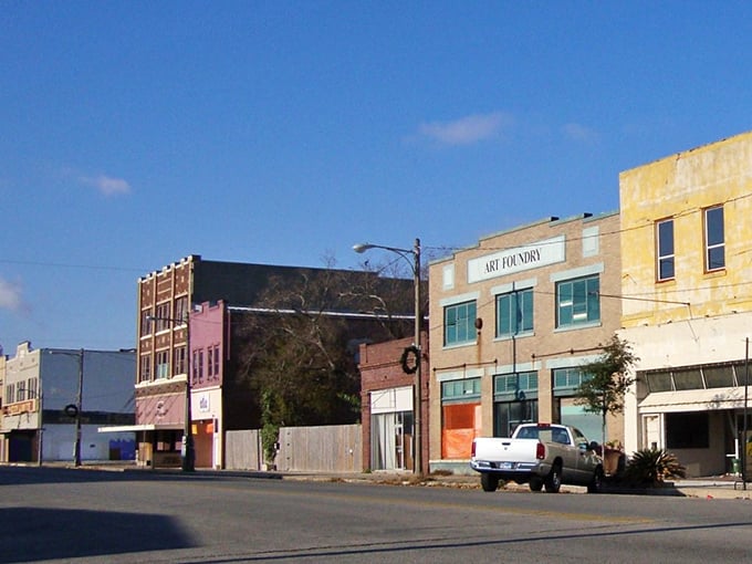 Port Arthur's waterfront view&mdash;where industry and nature have an ongoing conversation about sharing space.