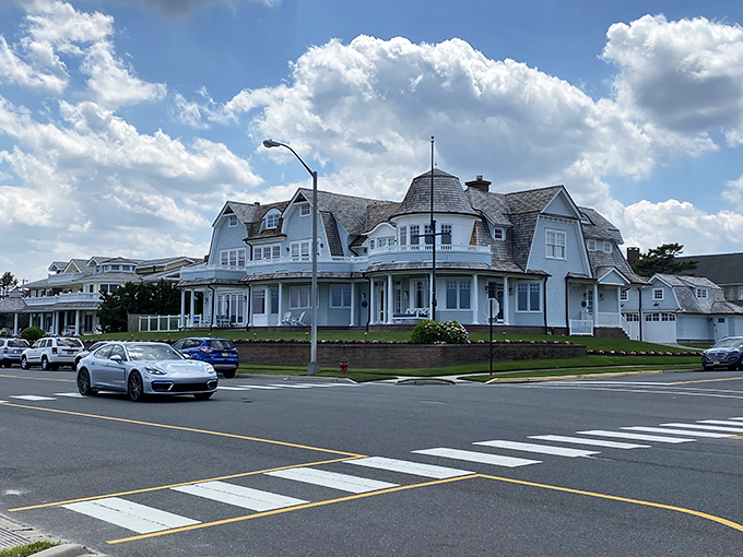 Spring Lake's grand Victorian homes stand like elegant ladies watching over perfectly manicured streets.