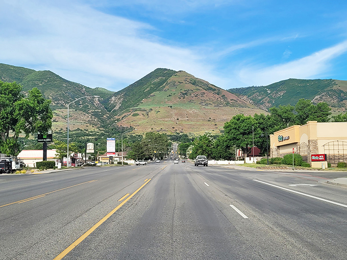 Mountain foothills create a gorgeous backdrop for this family-friendly town's well-maintained neighborhoods and parks. 