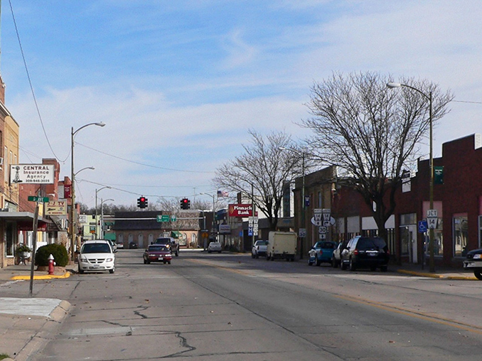 The mix of vintage signs and historic buildings makes Central City feel like a living museum where you can also grab lunch.