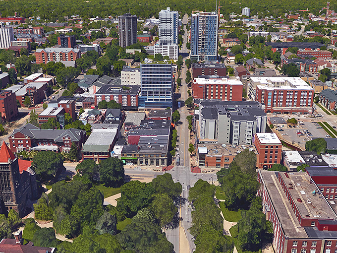 The vibrant streets of Champaign-Urbana offer cultural richness without requiring a rich retirement portfolio to enjoy them.