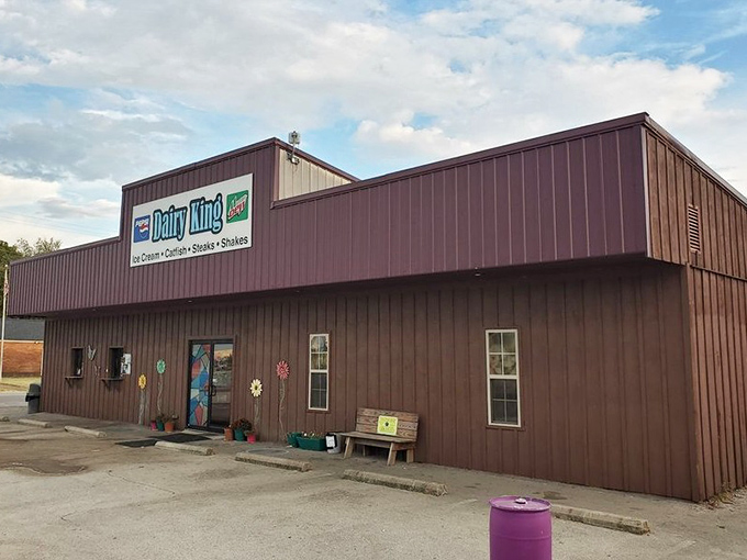 Dairy King: Those cheerful painted flowers on the exterior are just a hint of the colorful flavors waiting inside this unassuming treasure.