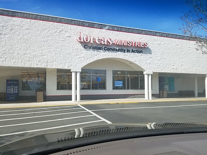 This unassuming storefront houses upscale thrift finds that often still sport their original price tags. Community support never looked so stylish!