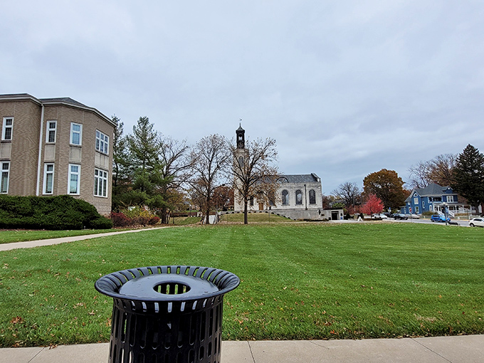 This charming brick church in Fulton has witnessed countless weddings, baptisms, and potlucks that weave the fabric of small-town life.