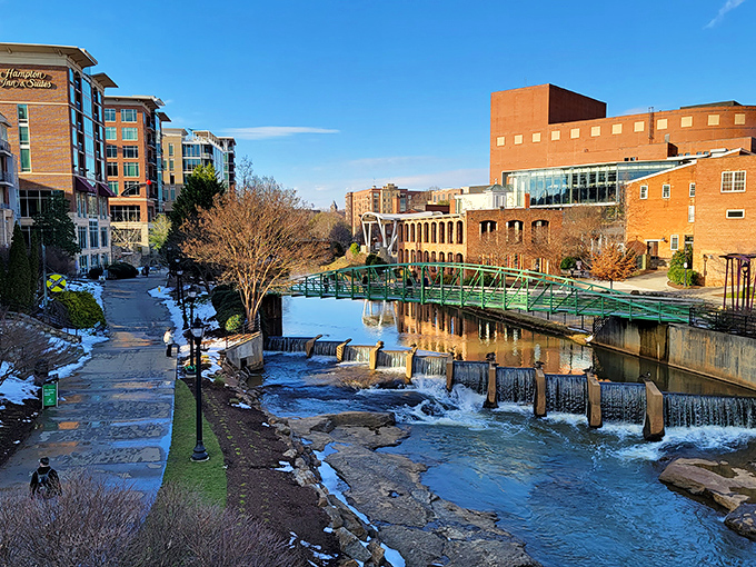Historic storefronts line Gaffney's main street, where prices seem frozen in time&mdash;perfect for stretching retirement dollars.