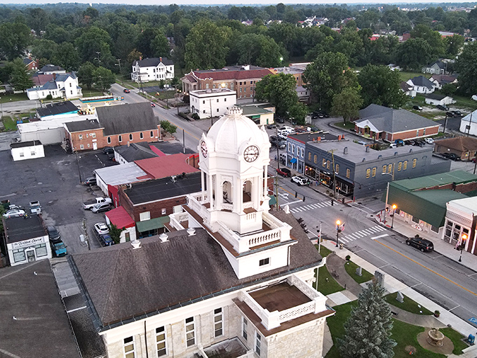 Colorful storefronts brighten Lawrenceburg's Main Street with inviting charm. The kind of shops where browsing comes with friendly conversation.