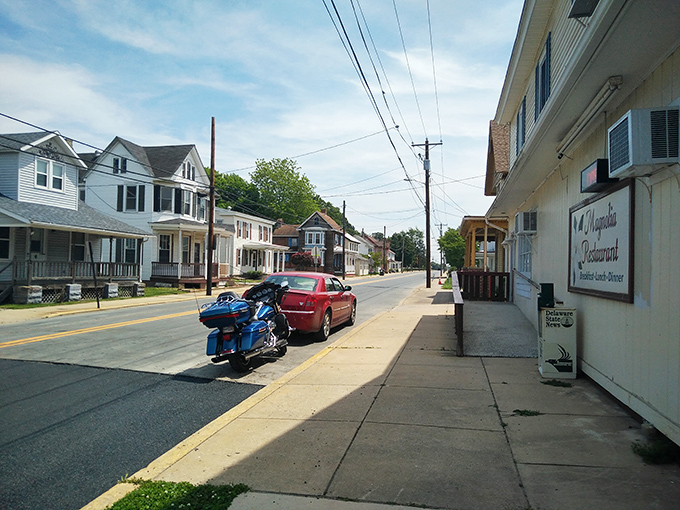 These modest homes in Magnolia hide Delaware's greatest treasure—neighbors who know exactly how you take your coffee and when your trash day is.