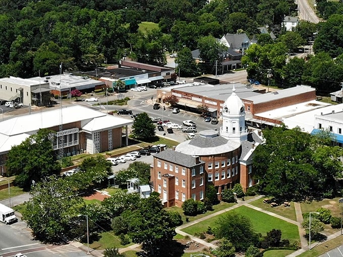 The courthouse that inspired literary greatness now inspires retirees looking for greatness in their bank statements.
