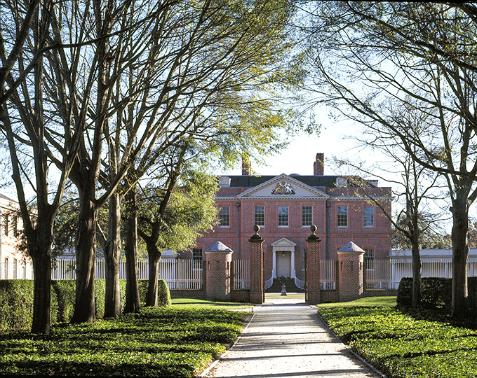 The stately Tryon Palace in New Bern exudes Southern elegance. Walking these grounds, you can almost hear the rustle of historic hoop skirts.