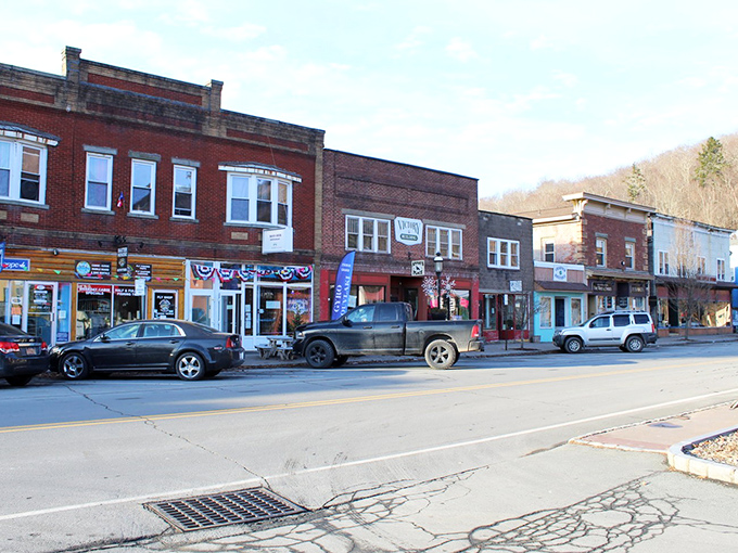 The brick buildings of Roscoe have weathered seasons of change, but the small-town spirit remains as solid as their foundations.