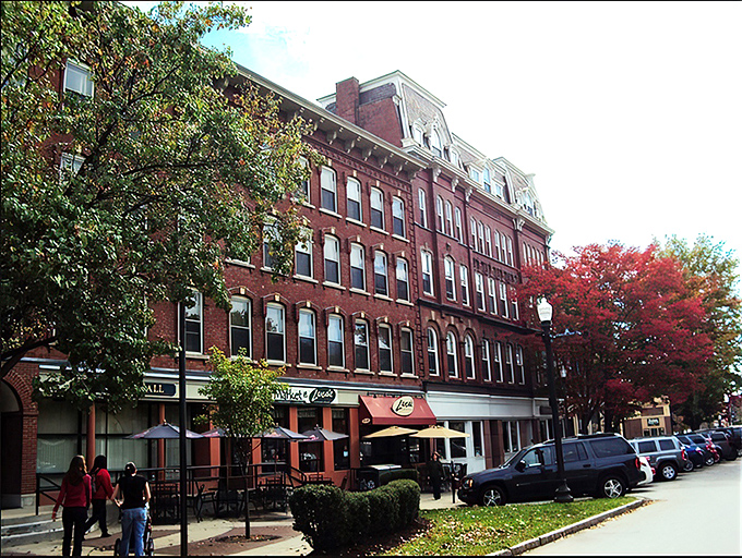 Those colorful trees surrounding Swanzey's brick buildings make you understand why people write poems about New Hampshire landscapes.