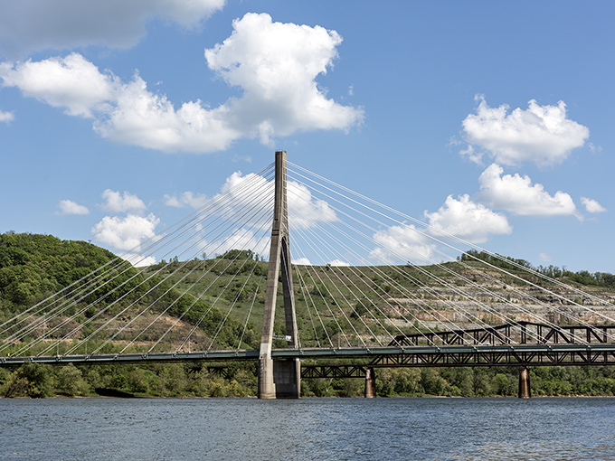 The graceful arch of Weirton's bridge spans the river much like your Social Security can span your needs in this affordable community.
