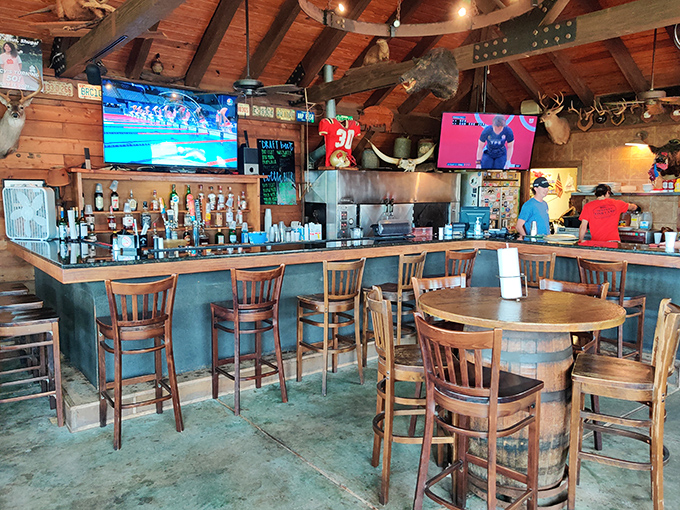 The bar isn't just serving drinks&mdash;it's offering liquid courage to try that exotic seafood dish you've been eyeing on everyone else's plates.