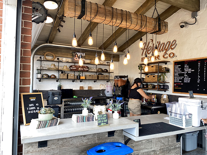 Where rustic charm meets craft brewing excellence. Heritage's interior feels like the coolest barn conversion that happens to serve life-changing barbecue.