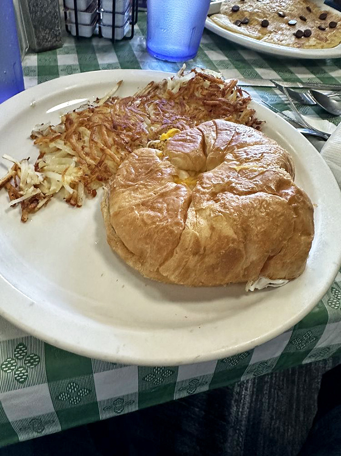 The breakfast sandwich&mdash;where buttery layers meet morning protein in a handheld masterpiece that makes alarm clocks worthwhile.