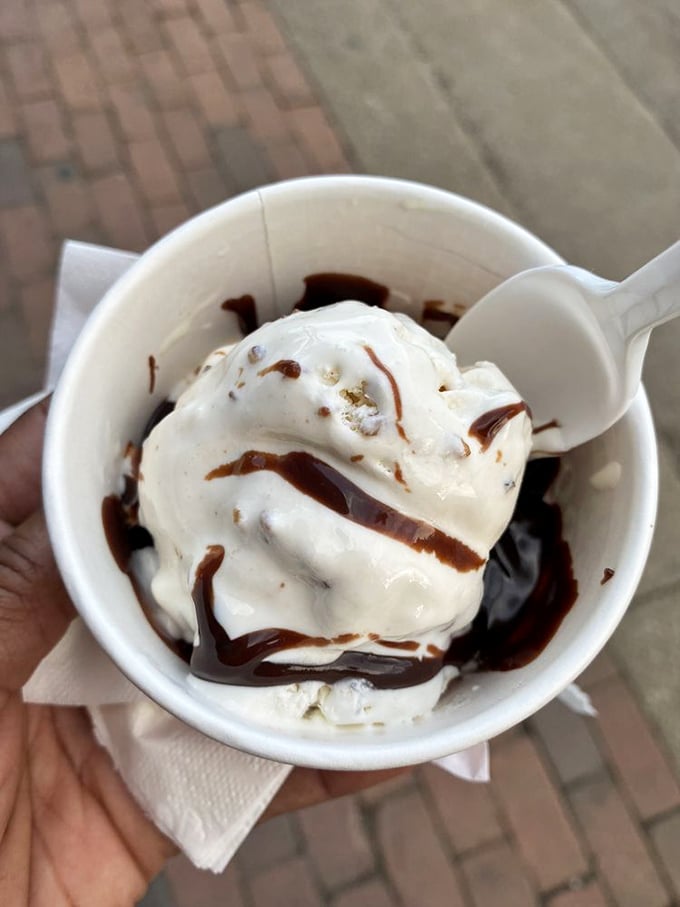 Butter pecan: where Southern charm meets frozen perfection. Each nutty bite is like a delicious plot twist in your dessert story.