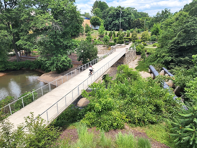 Cancer Survivors Park creates a pathway of healing that connects downtown to the Swamp Rabbit Trail&mdash;thoughtful design meets practical transportation options.