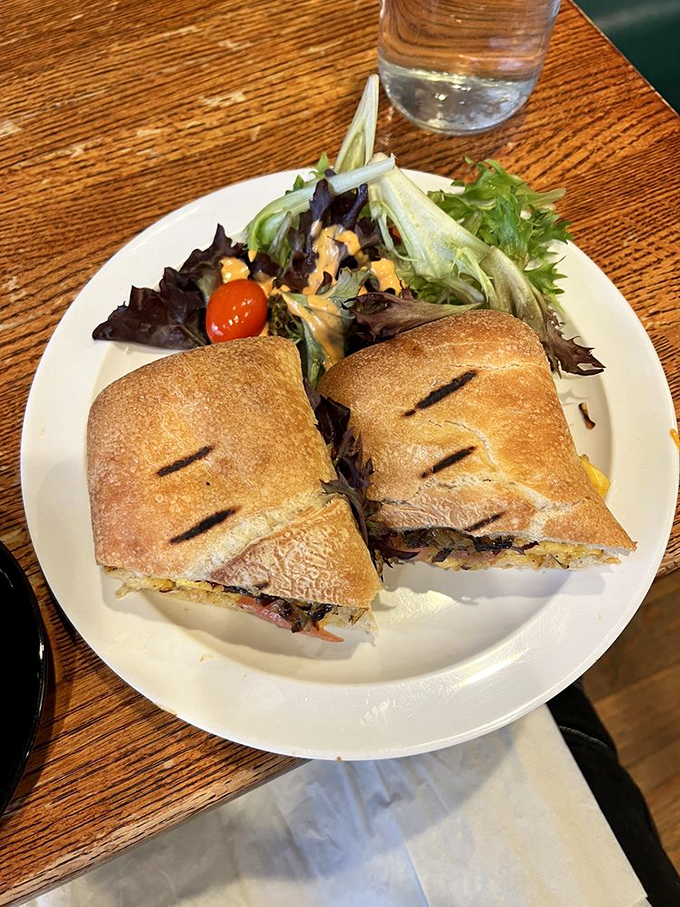 This sandwich isn't messing around&mdash;it's the kind of serious lunch commitment that requires both hands and possibly a nap afterward.