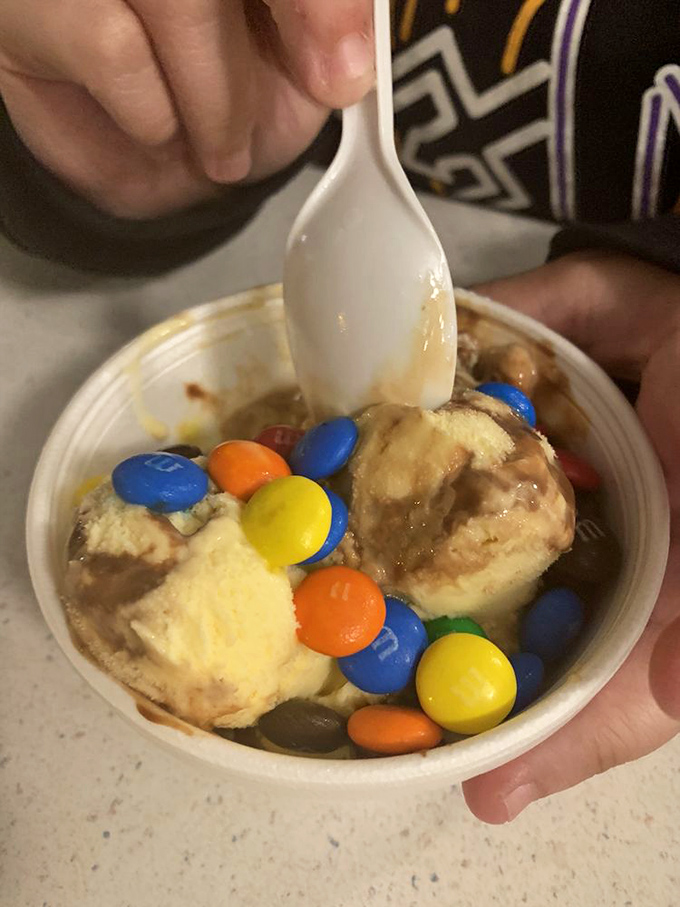 A cone worth gripping tightly&mdash;this dessert isn't just eaten, it's experienced, one creamy, chocolatey bite at a time.