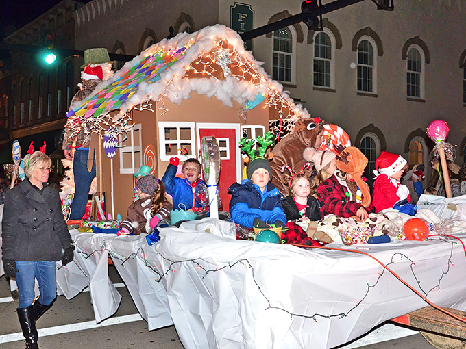 Small-town Christmas parades: where every child waves like they're famous and every adult remembers being that child.